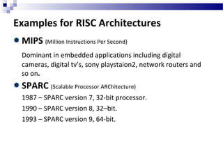 Risc processors | PPT