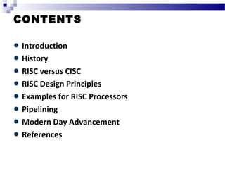 Risc processors | PPT