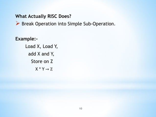 Risc Reduced Instruction Set Computer Pptx Computing Technology