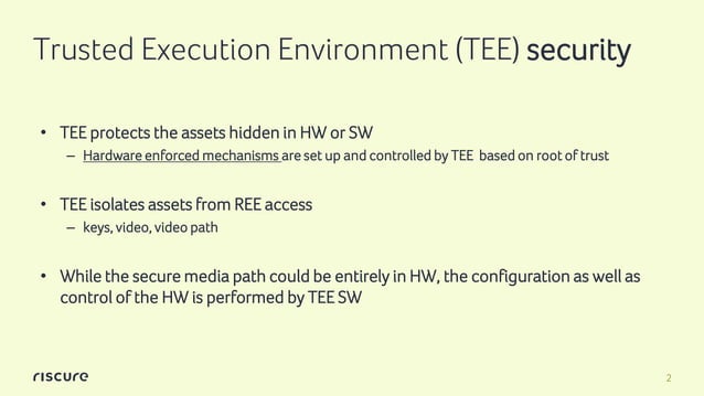 Riscure Assurance for Premium Content at a glance | PDF