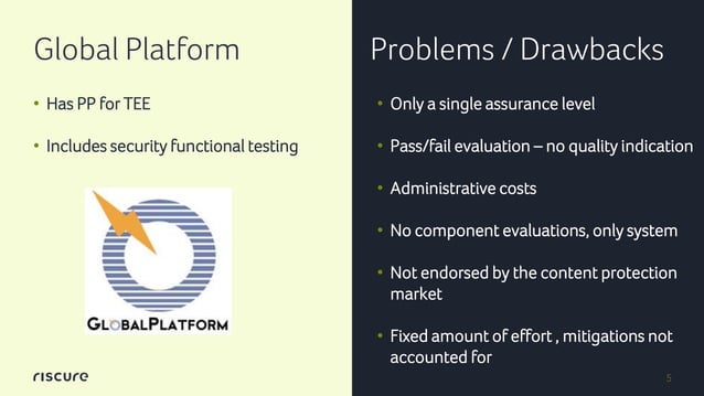 Riscure Assurance for Premium Content at a glance | PDF