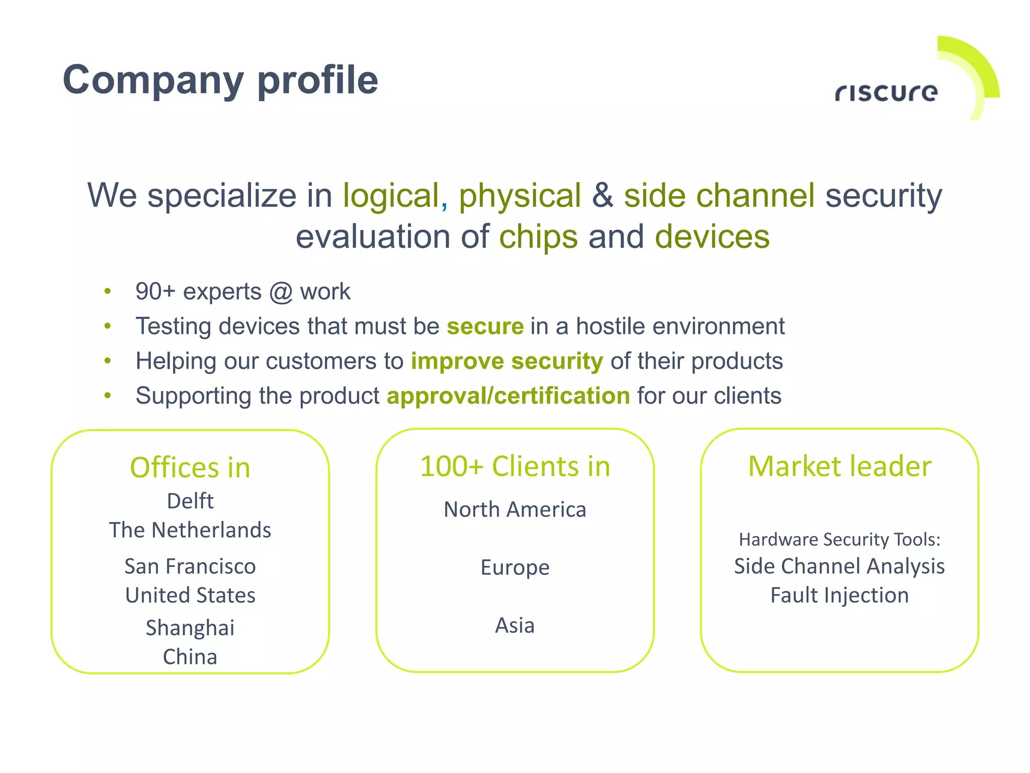 Riscure Introduction | PDF