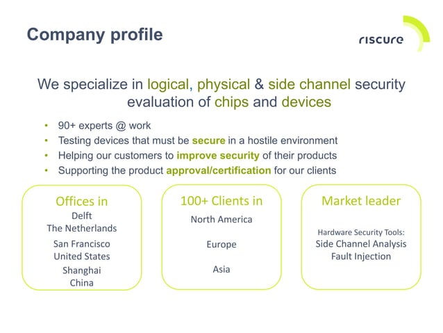 Riscure Introduction | PDF