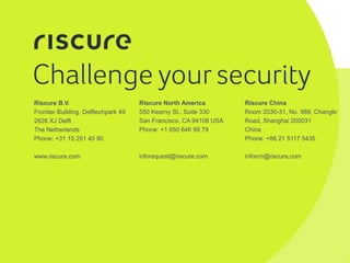 Riscure Introduction | PDF