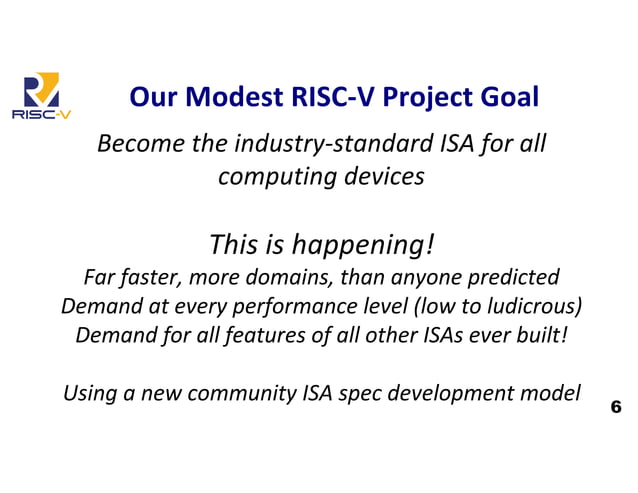 RISC-V Summit 2020: The Next Ten Years | PDF