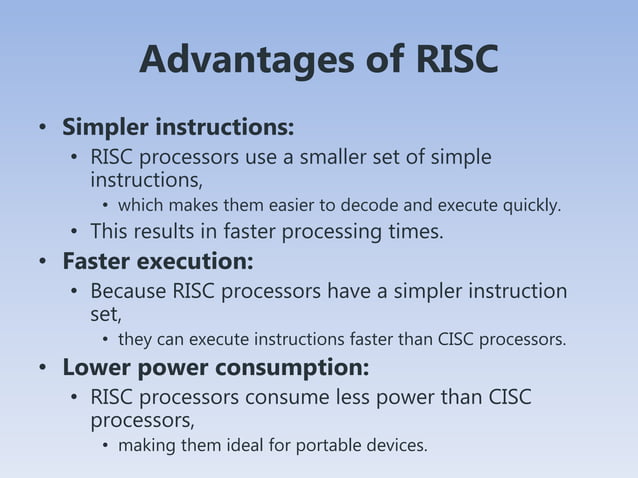 Risc Vs Cisc Computer Architecture And Design Pptx Computing