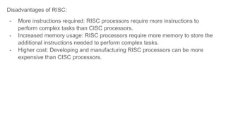 RISC vs CISC of Computer Architecture.pptx