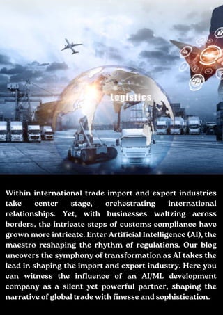 The Rise of Artificial Intelligence in Customs Compliance: How AI is ...