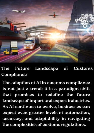 The Rise of Artificial Intelligence in Customs Compliance: How AI is ...