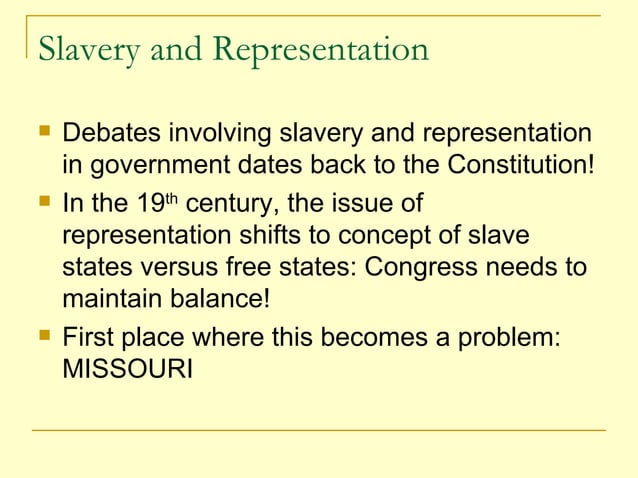 Rise of American Sectionalism | PPT