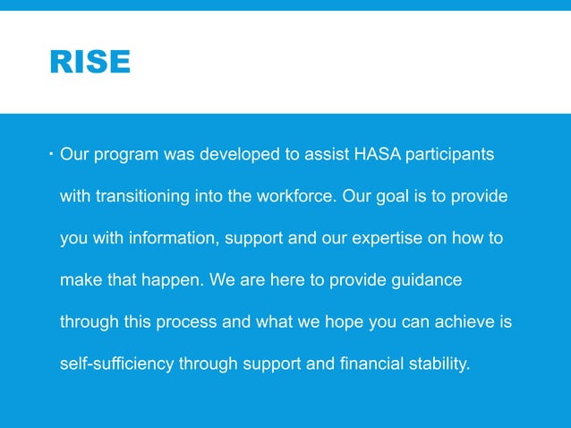 Rise powerpoint-orientation | PPT