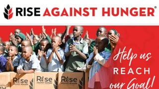 Rise against hunger | PPTX