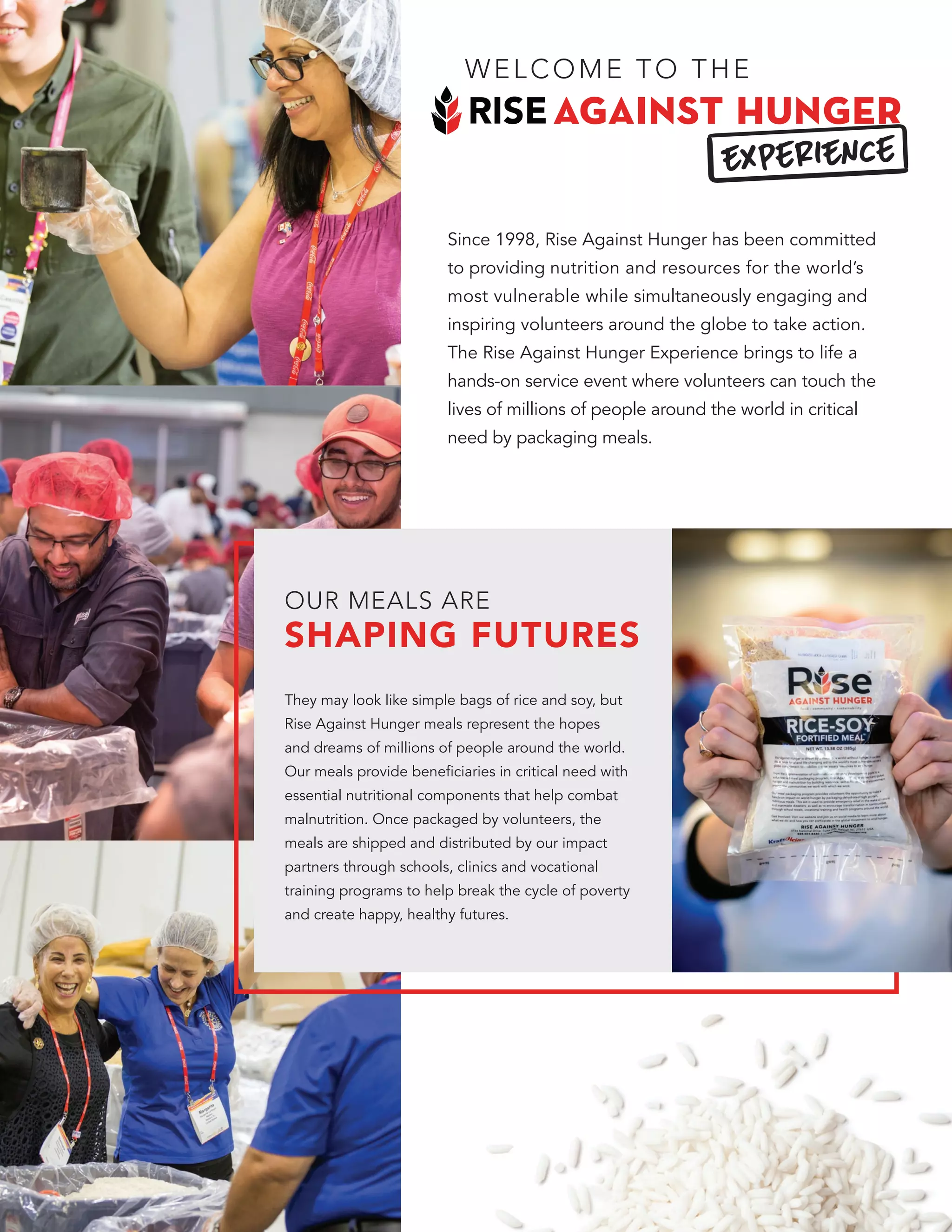 Rise against hunger experience brochure | PDF