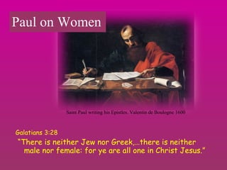 The Role of Women in Early Christianity | PPT