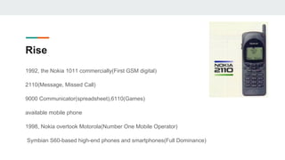 Rise Fall Rise of Nokia Company | PDF