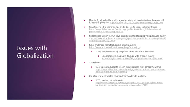 Rise and Fall of Globalization | PPT