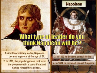 Rise and Fall of Napoleon | PPT