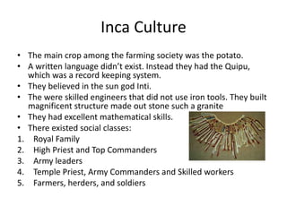 Rise and fall of the aztec and inca | PPTX