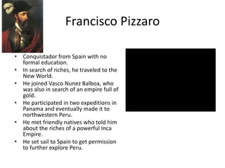 Rise and fall of the aztec and inca | PPTX