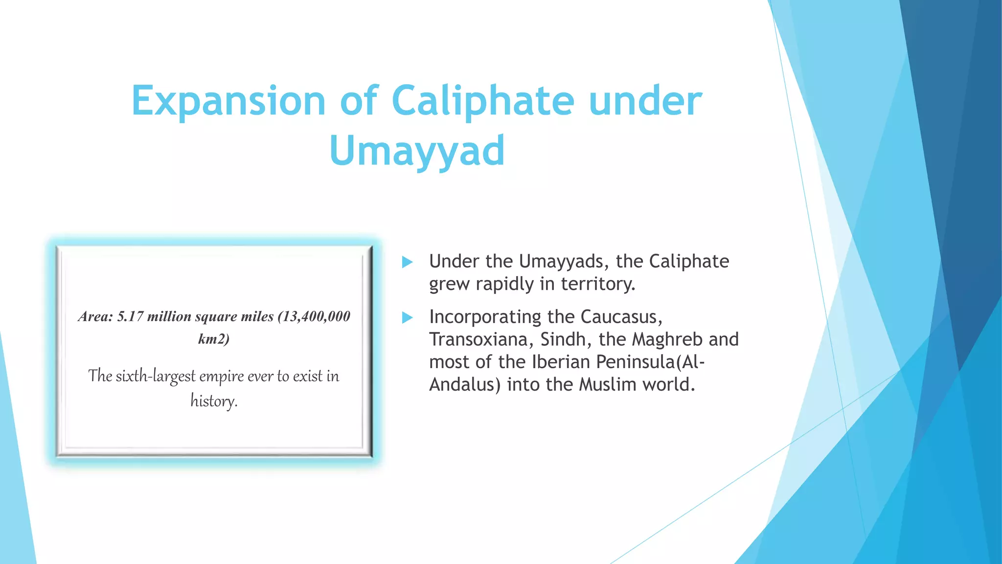 Rise and fall of the Islamic Caliphate | PPTX