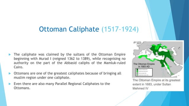 Rise and fall of the Islamic Caliphate | PPTX