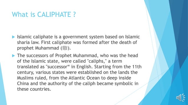 Rise and fall of the Islamic Caliphate | PPTX
