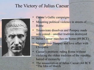 Rise and Fall of the Roman Republic | PPT