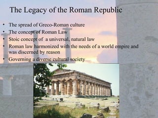 Rise and Fall of the Roman Republic | PPT