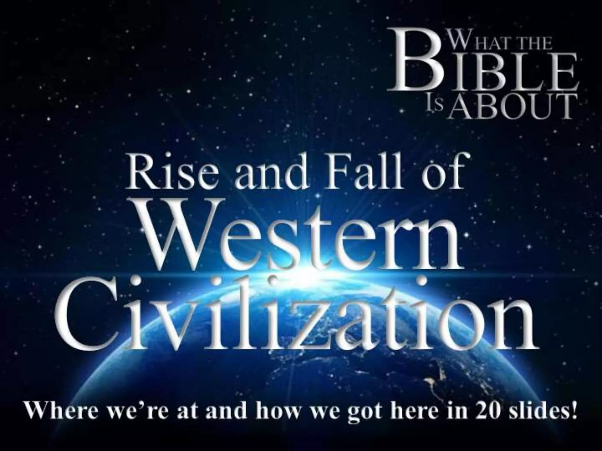 Rise and fall of western civilization v0 | PPTX