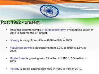 Rise of India in the Global Arena | PPS