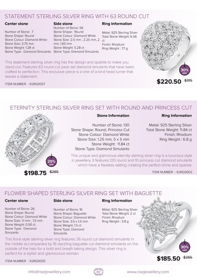 Rise Jewellery Catalog | PDF