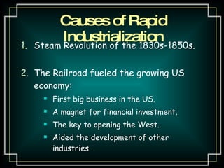 Rise Of Big Business | PPT