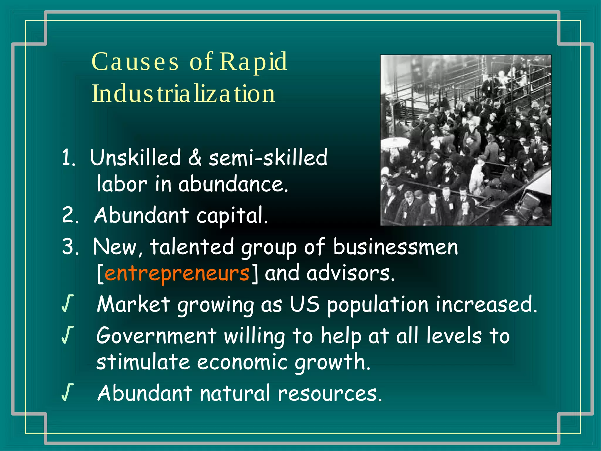The Rise of Big Business | PPT