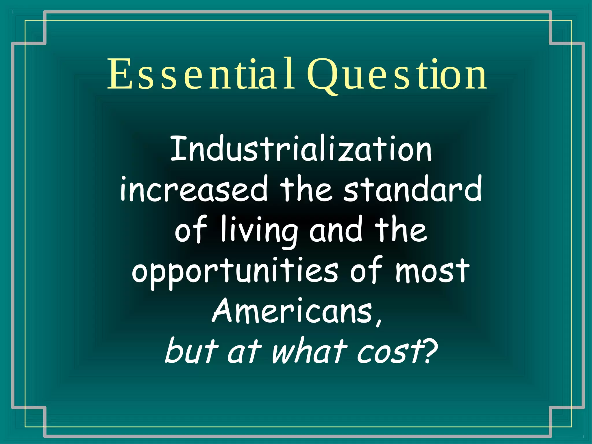 The Rise of Big Business | PPT