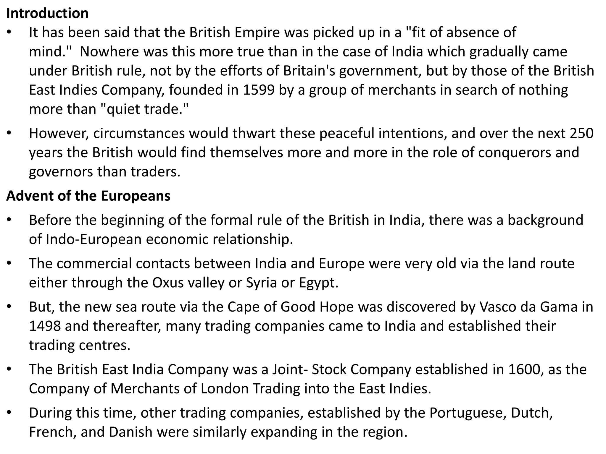 Rise of British Power & Decline of Mughals | PPTX