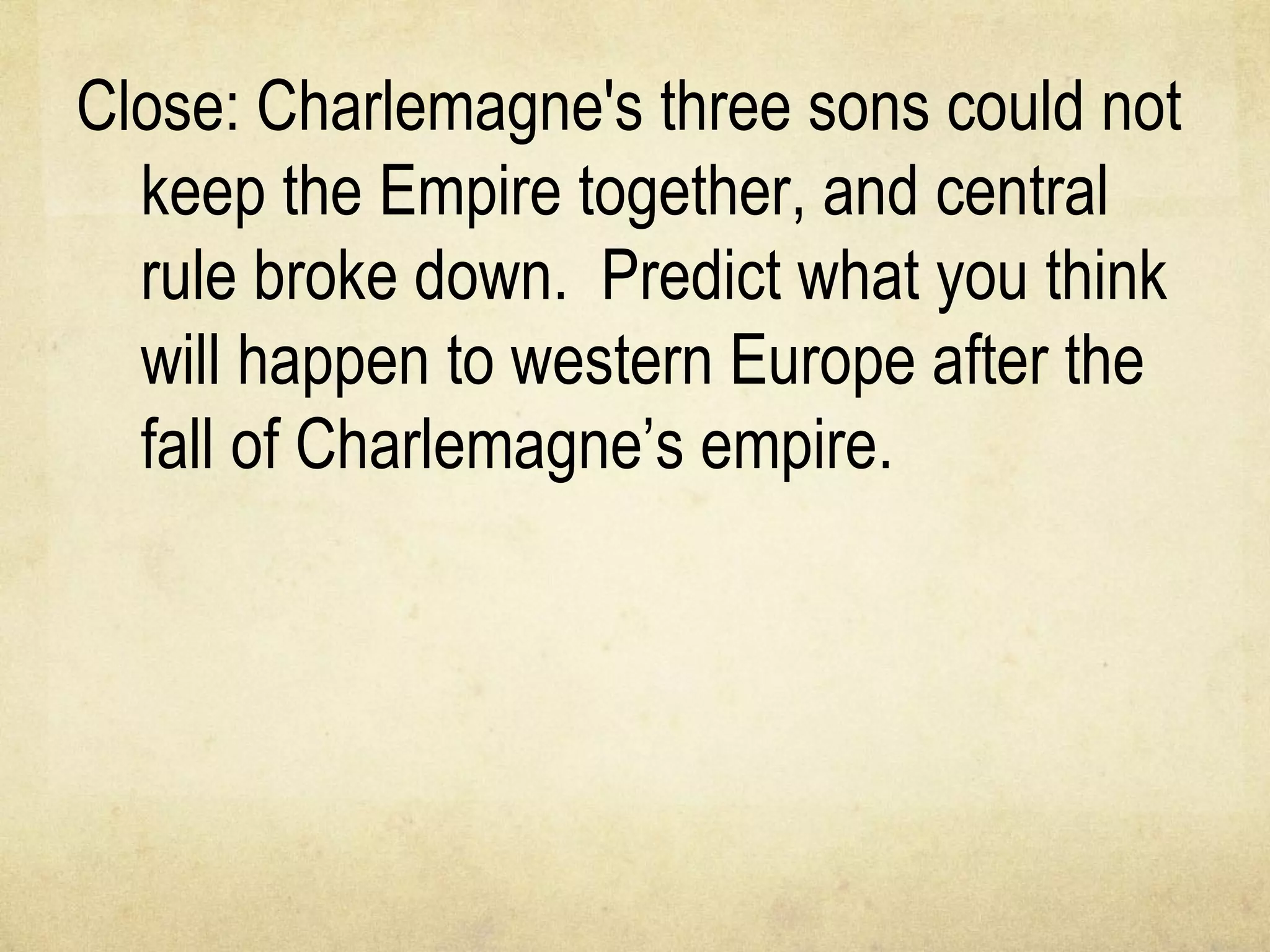 Rise of charlemagne | PPT