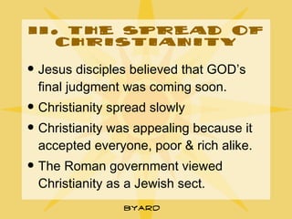 The Rise Of Christianity | PPT