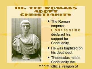 The Rise Of Christianity | PPT