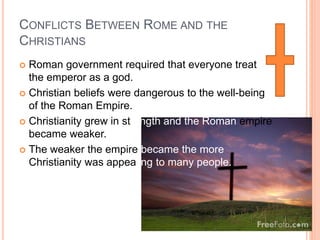 Christianity and Rome | PPTX