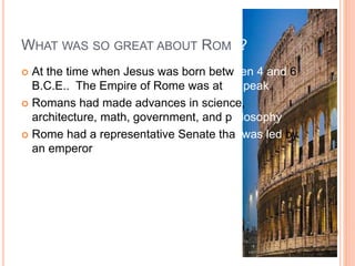 Christianity and Rome | PPTX