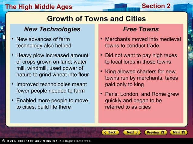 Rise of Cities and the Growth of Trade in History | PPT