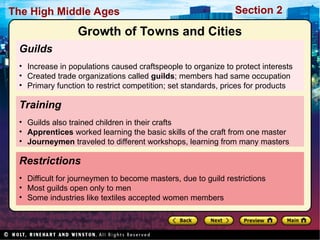 Rise of Cities and the Growth of Trade in History | PPT