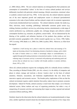 culture in economic geography | PDF | Business | Business and Finance