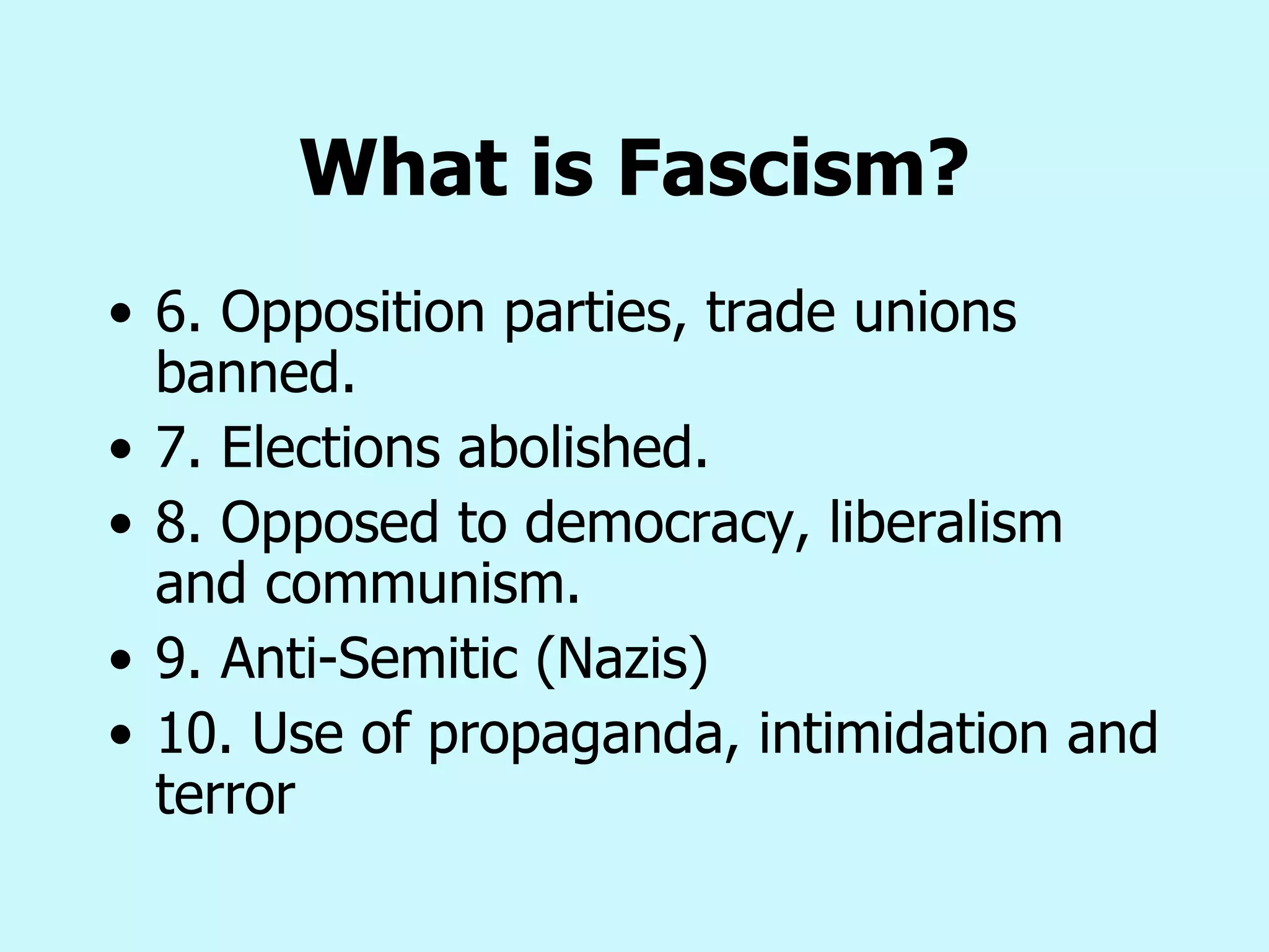 Rise of fascism | PPT