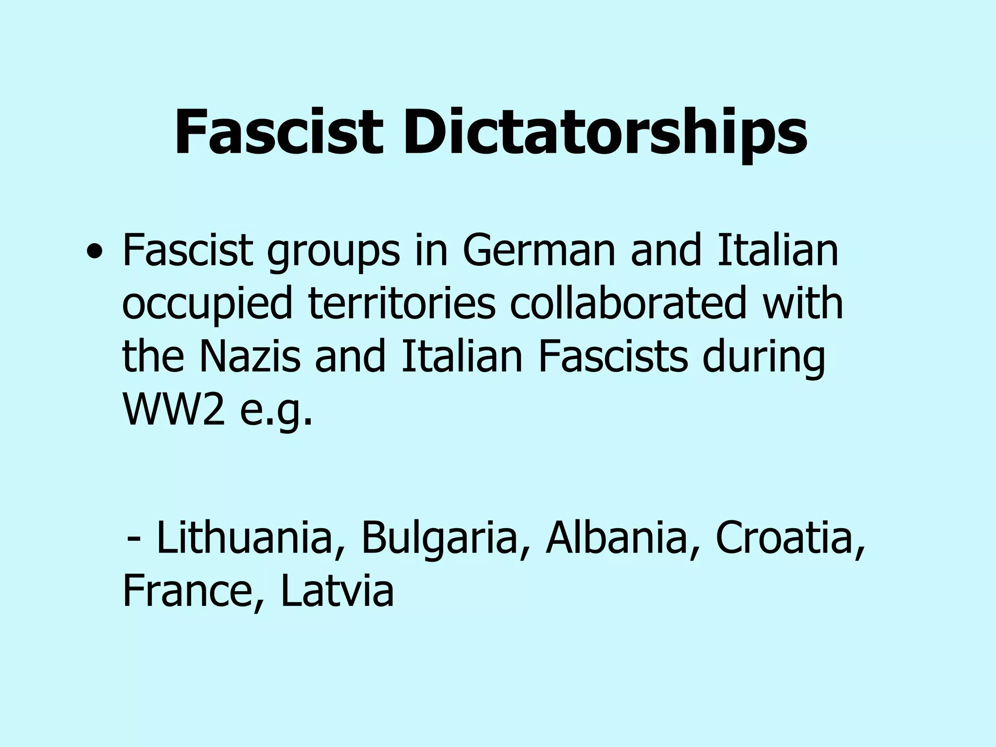 Rise of fascism | PPT