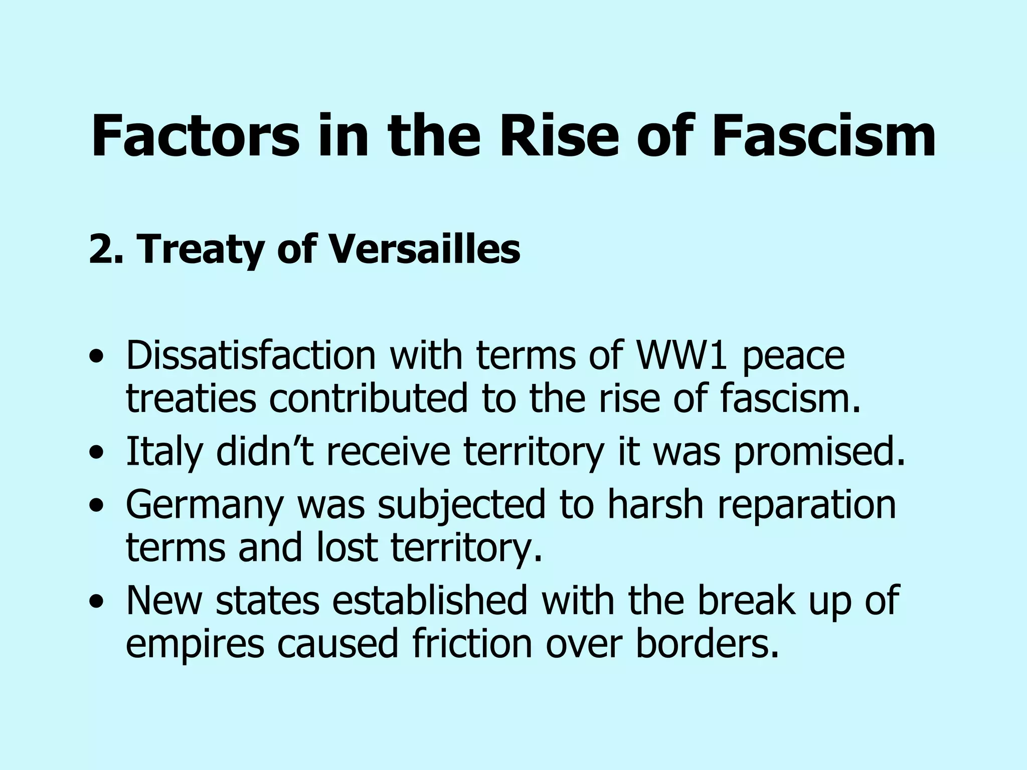 Rise of fascism | PPT