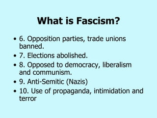 Rise of fascism | PPT