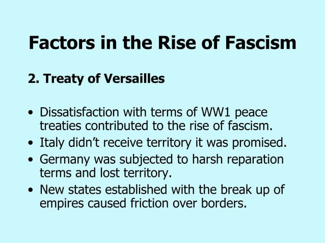 Rise of fascism | PPT
