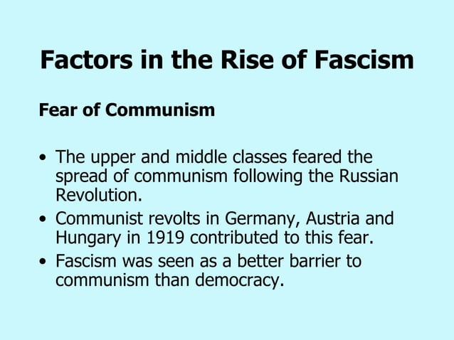 Rise of fascism | PPT