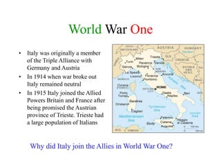RISE OF FASCISM IN ITALY.pptxzsdedseesfese | PPT